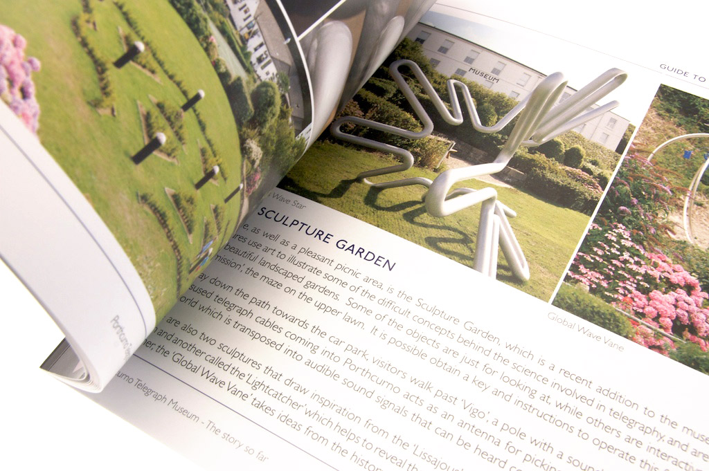 Porthcurno Telegraph Museum / Guidebook | Carta Graphic Design Porthcurno Telegraph Museum / Guidebook | Carta Graphic Design